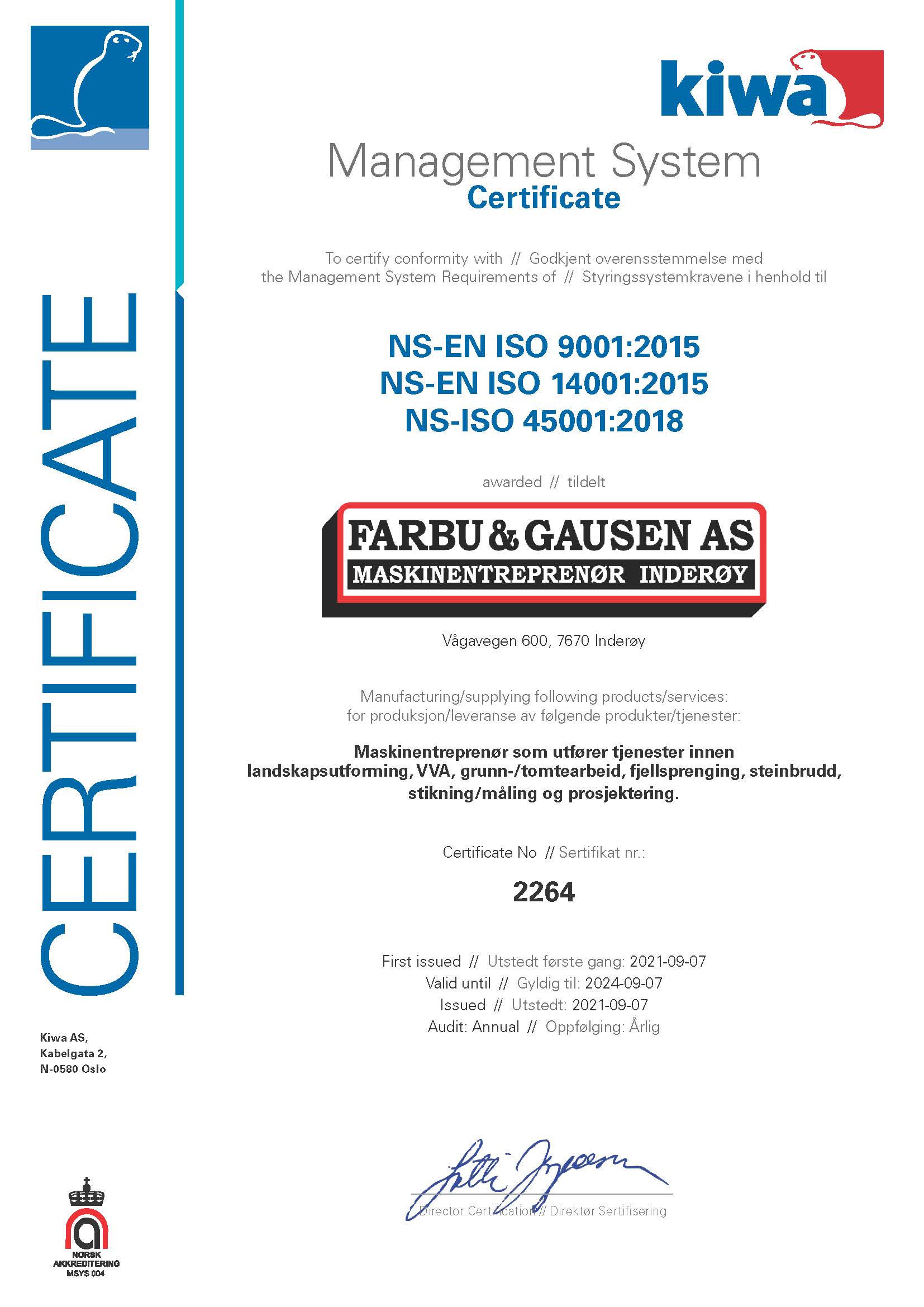 Om oss - farbugausen